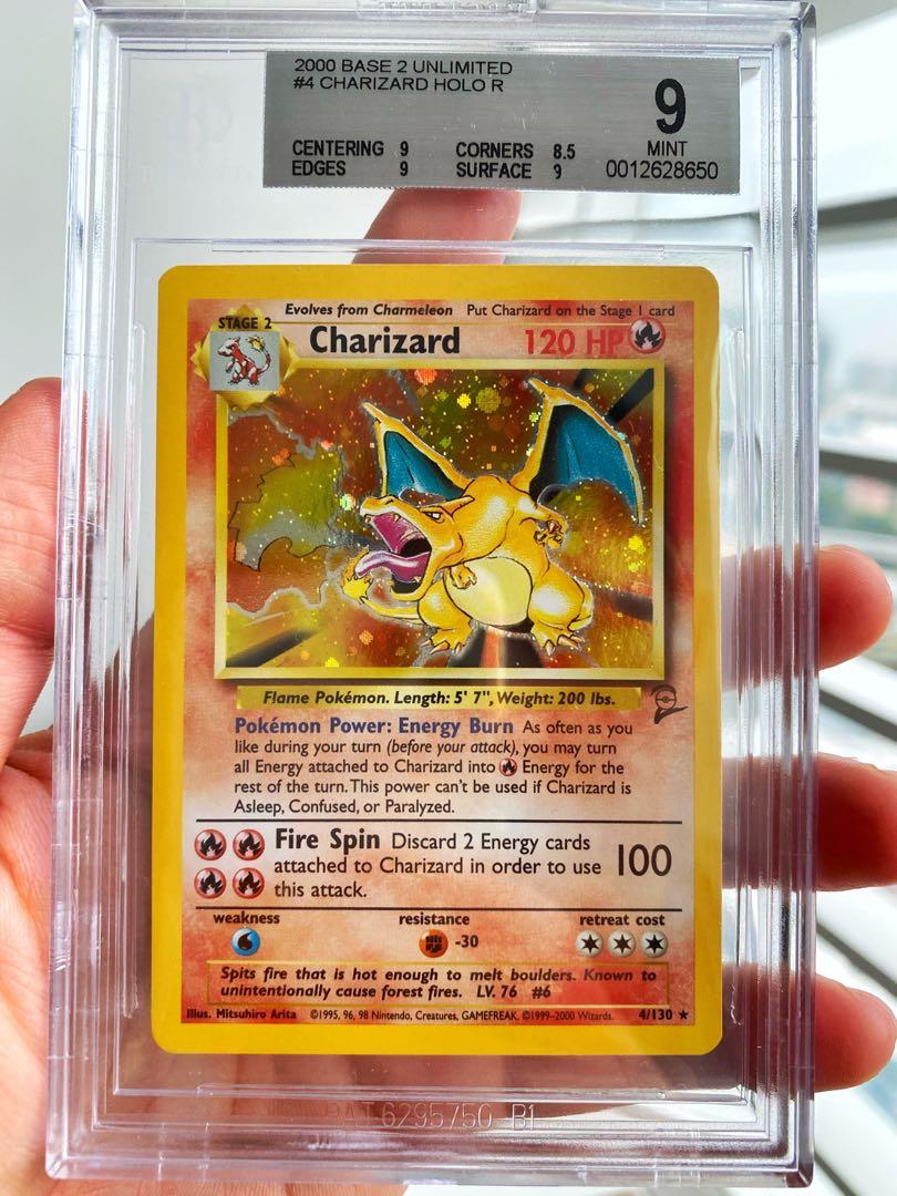 Pokémon Base Set & Base Set 2 Charizard BGS 9, Hobbies & Toys, Toys ...