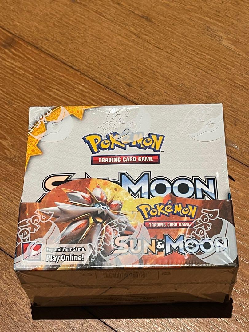 Pokémon Sun and Moon Booster Box, Hobbies & Toys, Toys & Games on Carousell