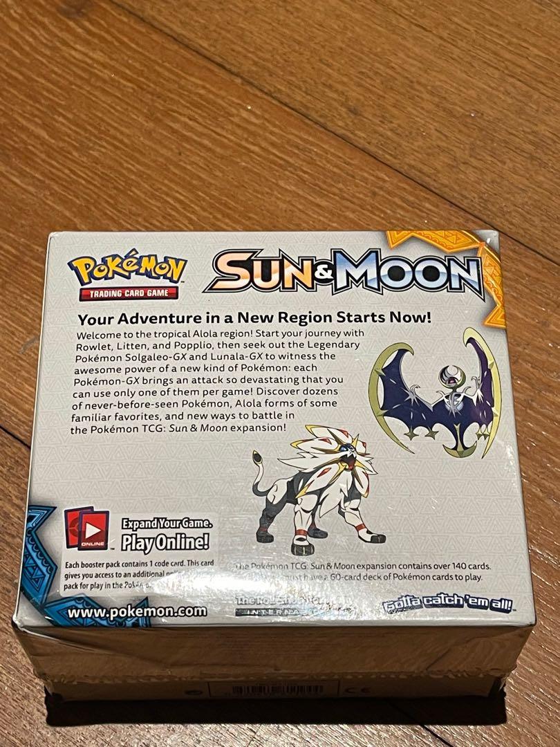 Pokémon Sun and Moon Booster Box, Hobbies & Toys, Toys & Games on Carousell