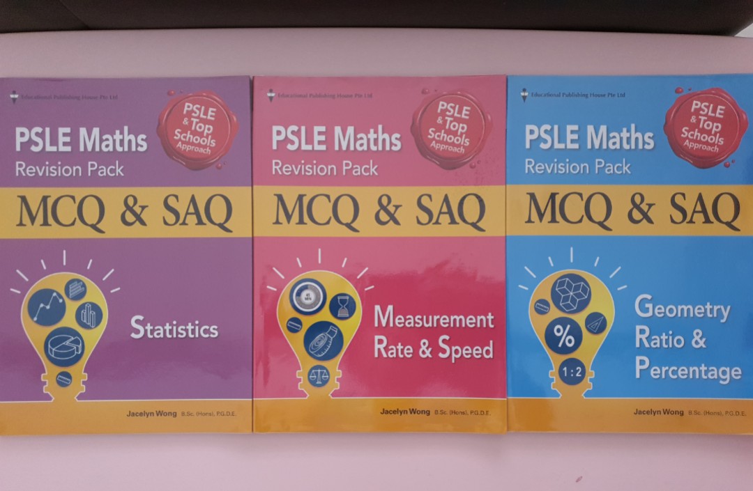 PSLE P6 Maths Revision Pack (set of 3), Hobbies & Toys, Books ...