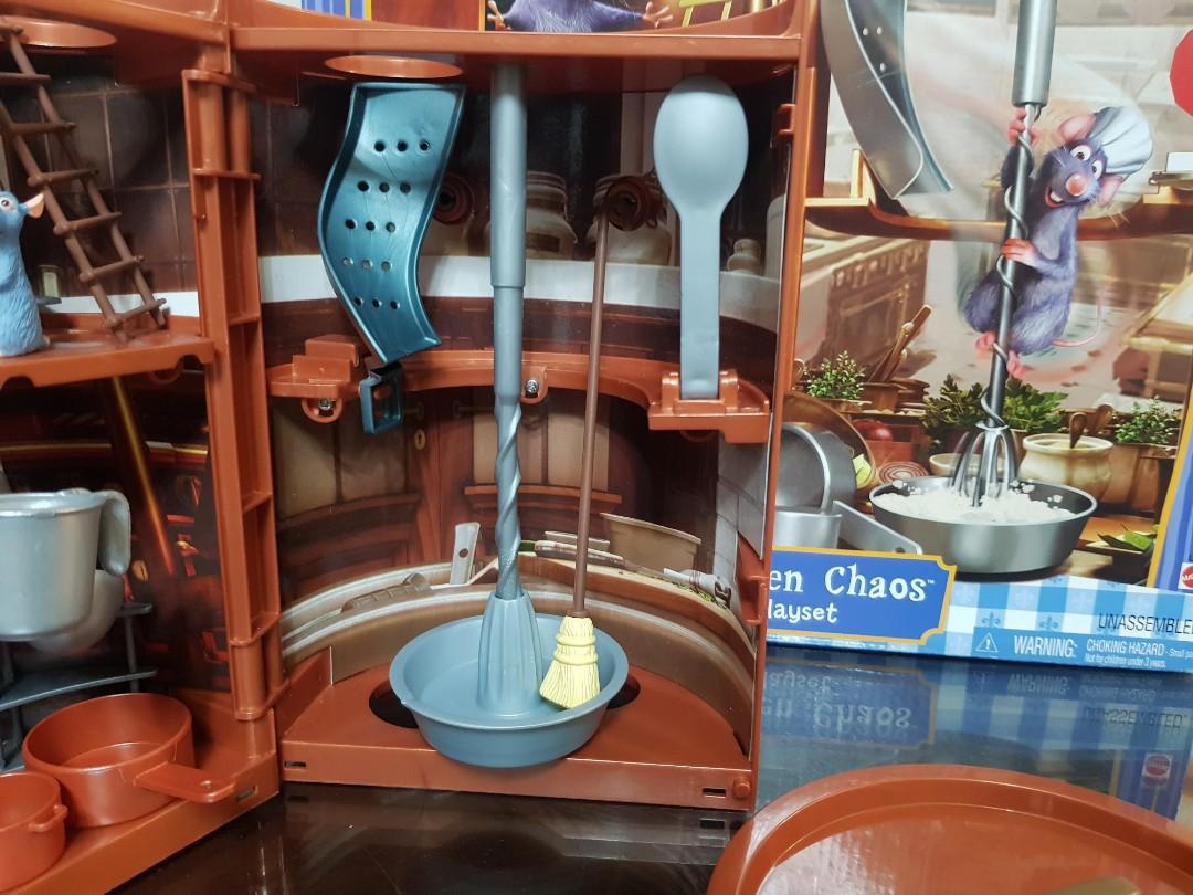 [RARE] Disney Pixar Ratatouille - Kitchen Chaos Playset by Mattel ...