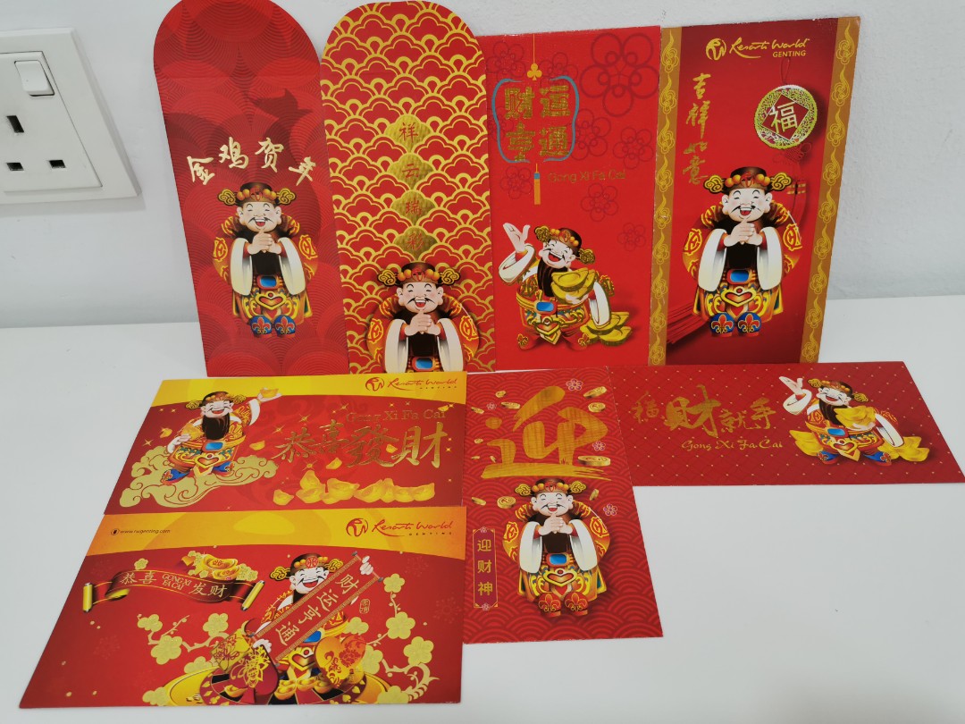 Resort world genting mix red packet angpow, Hobbies & Toys, Stationery ...