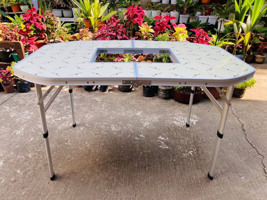 SAMGYUPSAL TABLE, Furniture & Home Living, Outdoor Furniture on Carousell