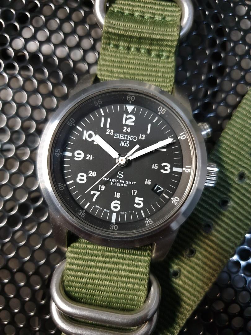 Seiko SUS military watch, Men's Fashion, Watches & Accessories, Watches ...