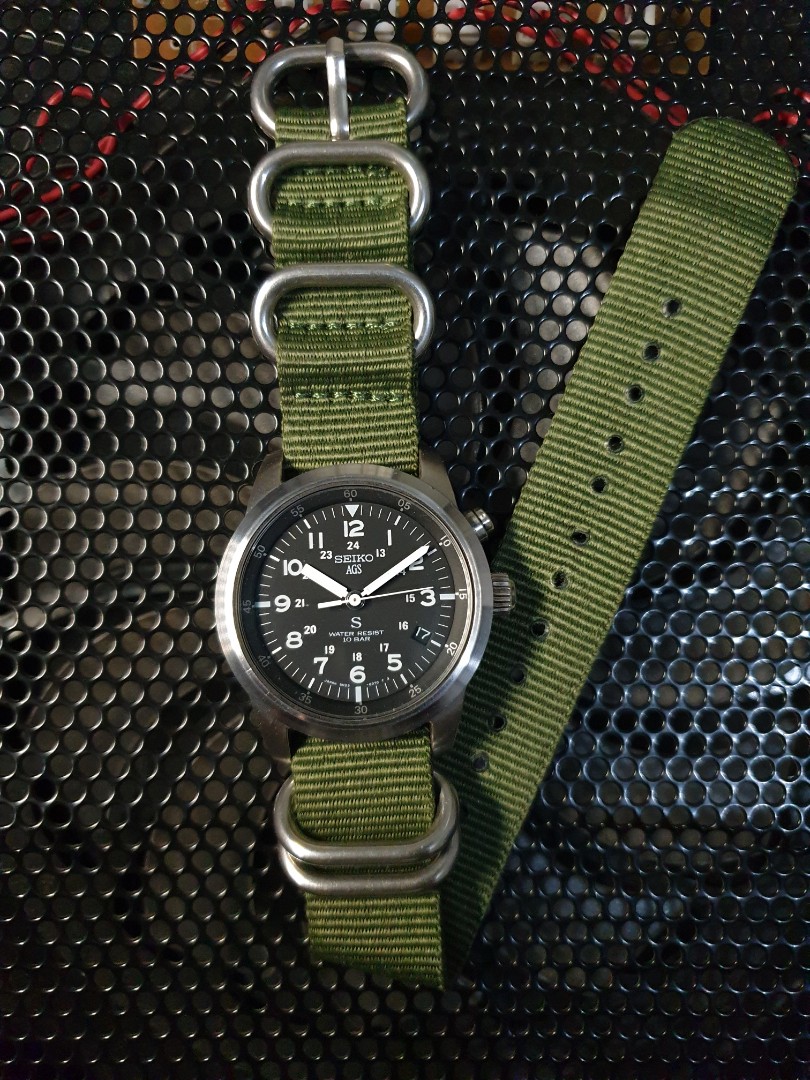 Seiko SUS military watch, Men's Fashion, Watches & Accessories, Watches ...
