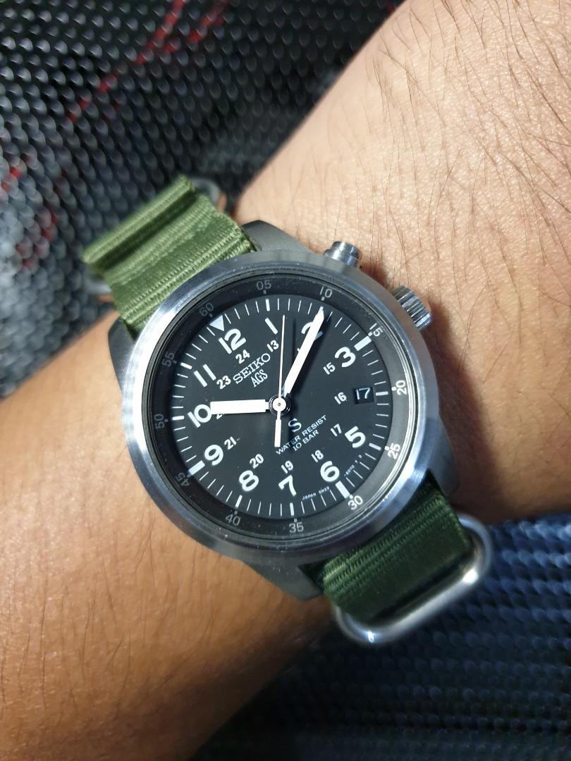 Seiko SUS military watch, Men's Fashion, Watches & Accessories, Watches ...