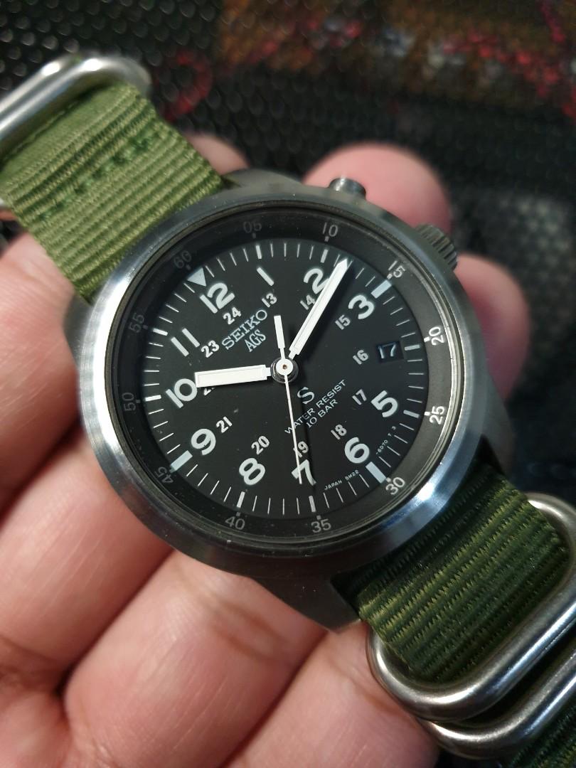 Seiko SUS military watch, Men's Fashion, Watches & Accessories, Watches ...