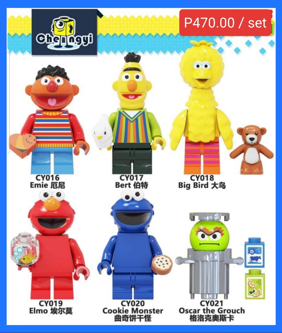 Sesame Street Alternative Minifigures, Hobbies & Toys, Toys & Games on ...