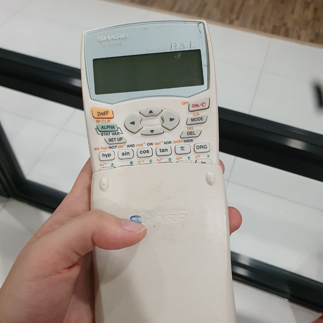 Sharp EL-509WS Scientific Calculator EL509WS, Hobbies & Toys, Books ...