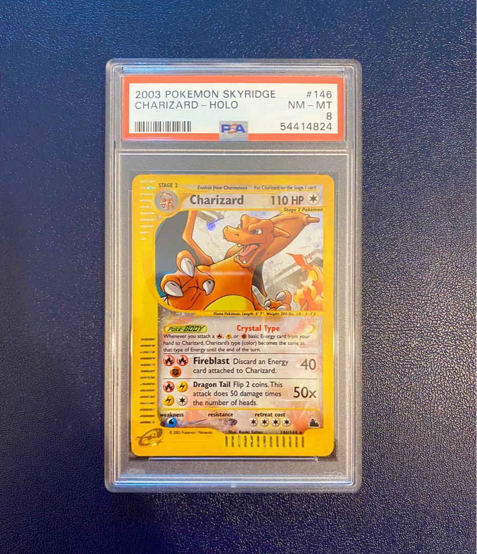 Skyridge Crystal Charizard Holo 146/144 PSA 8, Hobbies & Toys, Toys ...