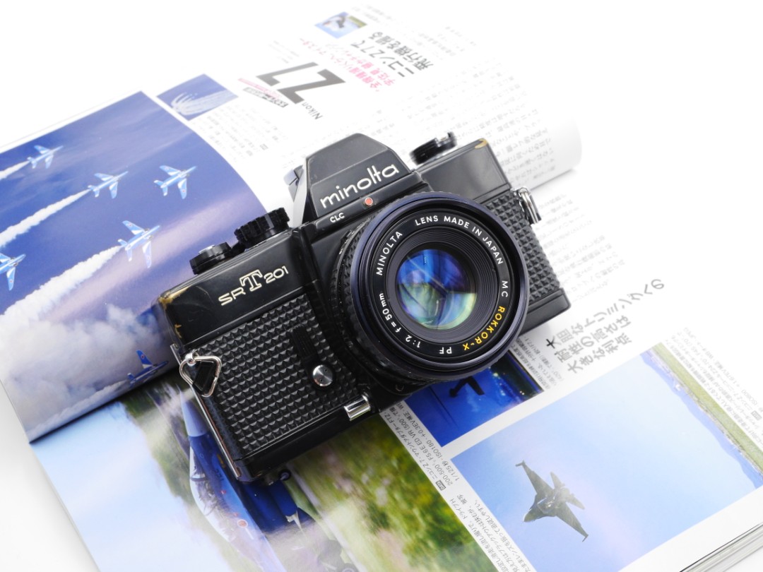[RARE] RITZ EDITION Minolta 201 Film SLR + Rokkor 50mm F2 Lens ...