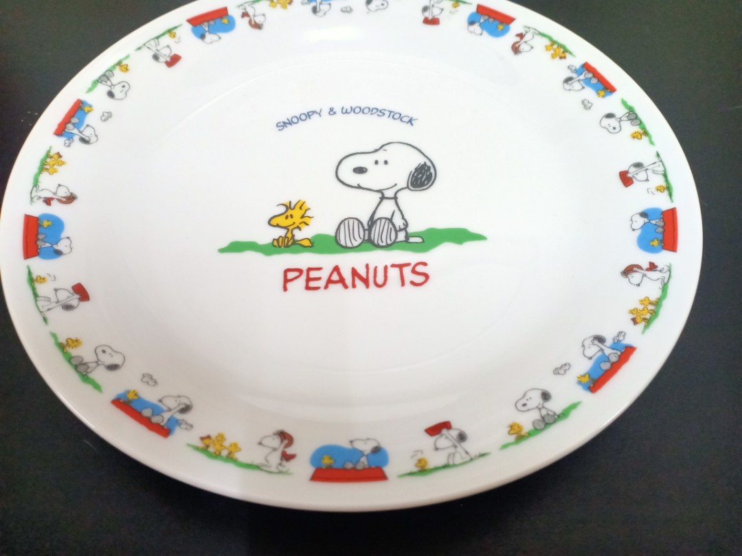 Snoopy plate, Furniture & Home Living, Kitchenware & Tableware ...