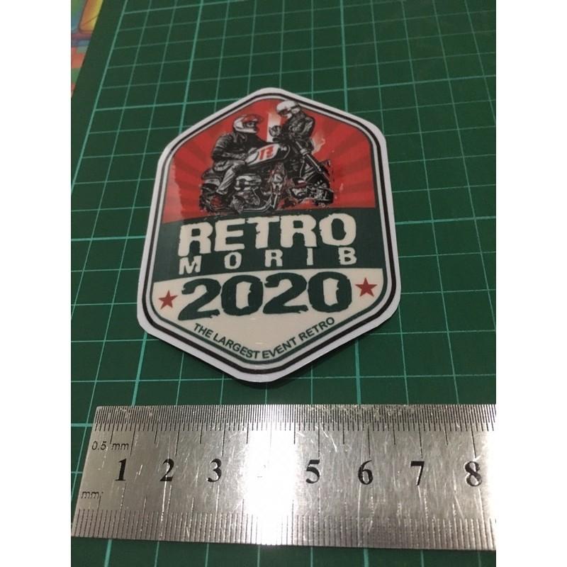 Sticker supporter bike week desaru / santai anak utara / retro morib ...
