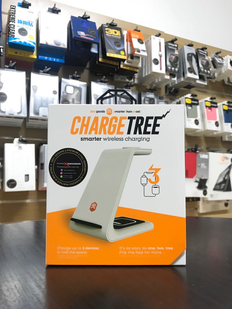STM Charge Tree 3 in 1 Wireless Charging Station for iPhone/ Android ...