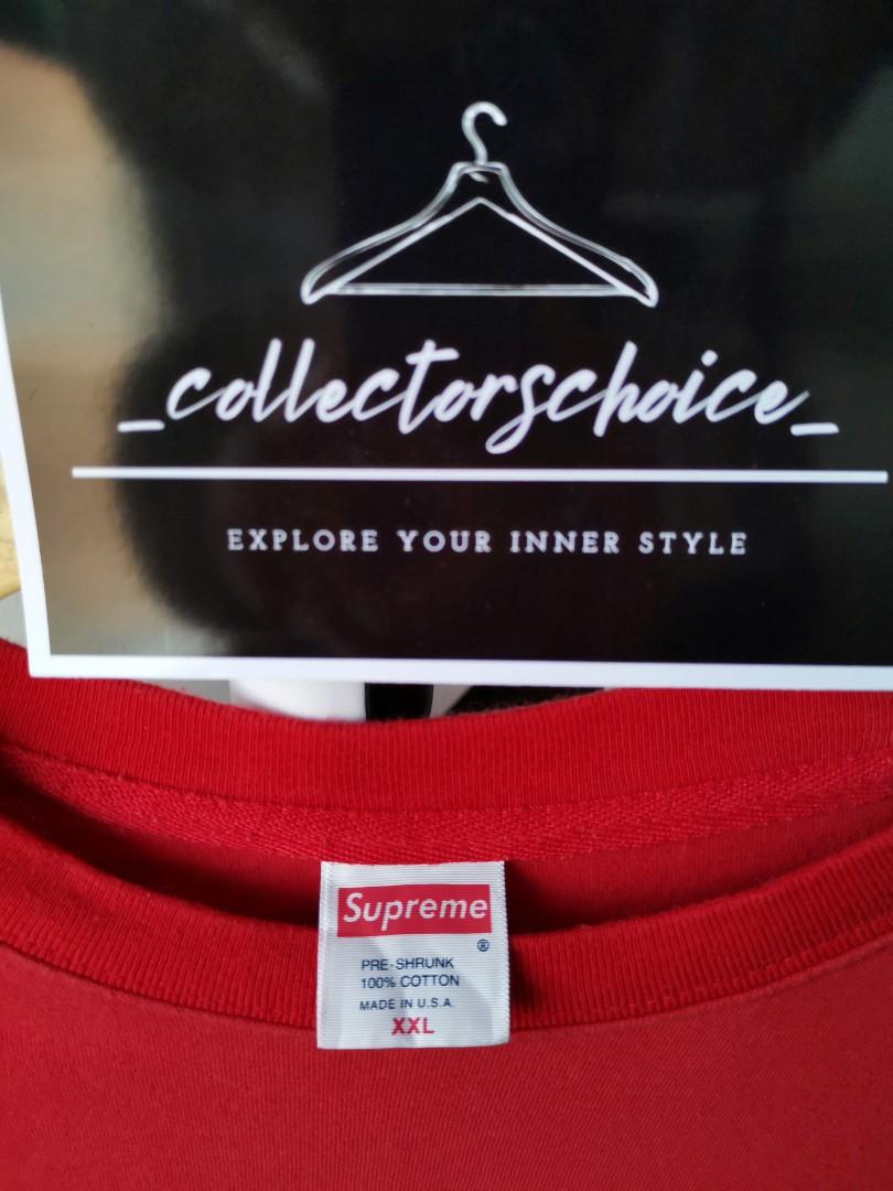 Supreme 'SUP' Oversized Shirt, Men's Fashion, Tops & Sets, Tshirts ...