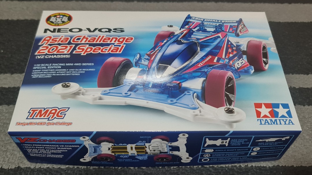 TAMIYA Mini 4wd - TMAC 2021 NEO-VQS SPECIAL, Hobbies & Toys, Toys ...