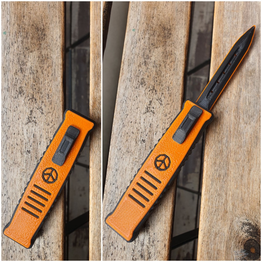 Toy Double Action OTF Tactical Switchblade, Hobbies & Toys, Toys ...