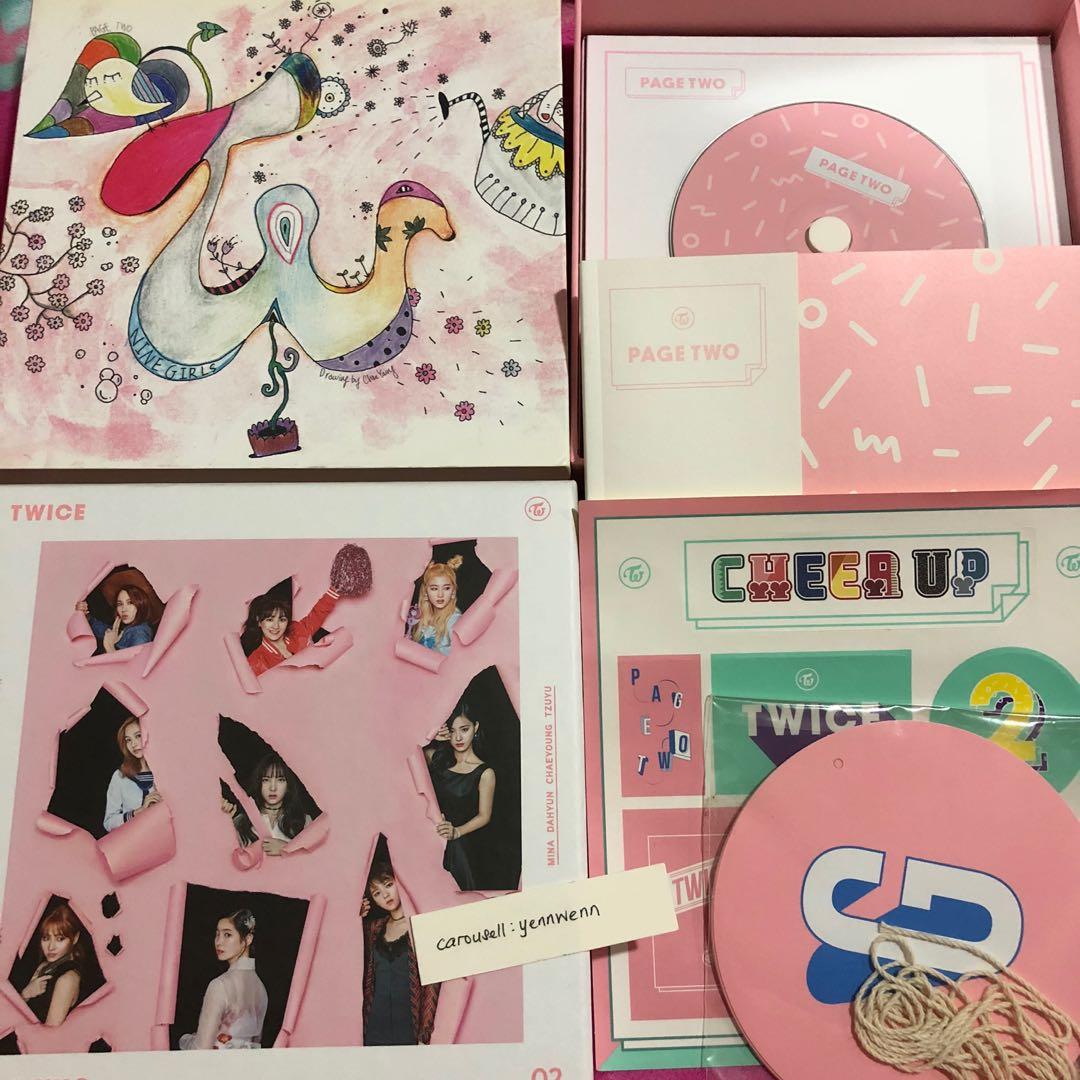 TWICE Page Two Official Album Limited Edition Chaeyoung Drawing Sleeve ...