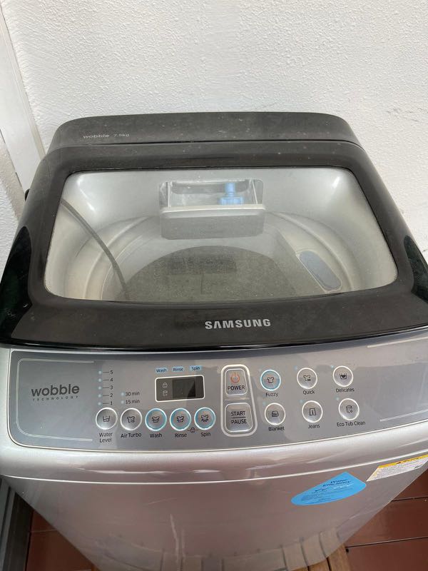 Used Samsung top loading washing machine, TV & Home Appliances, Washing ...