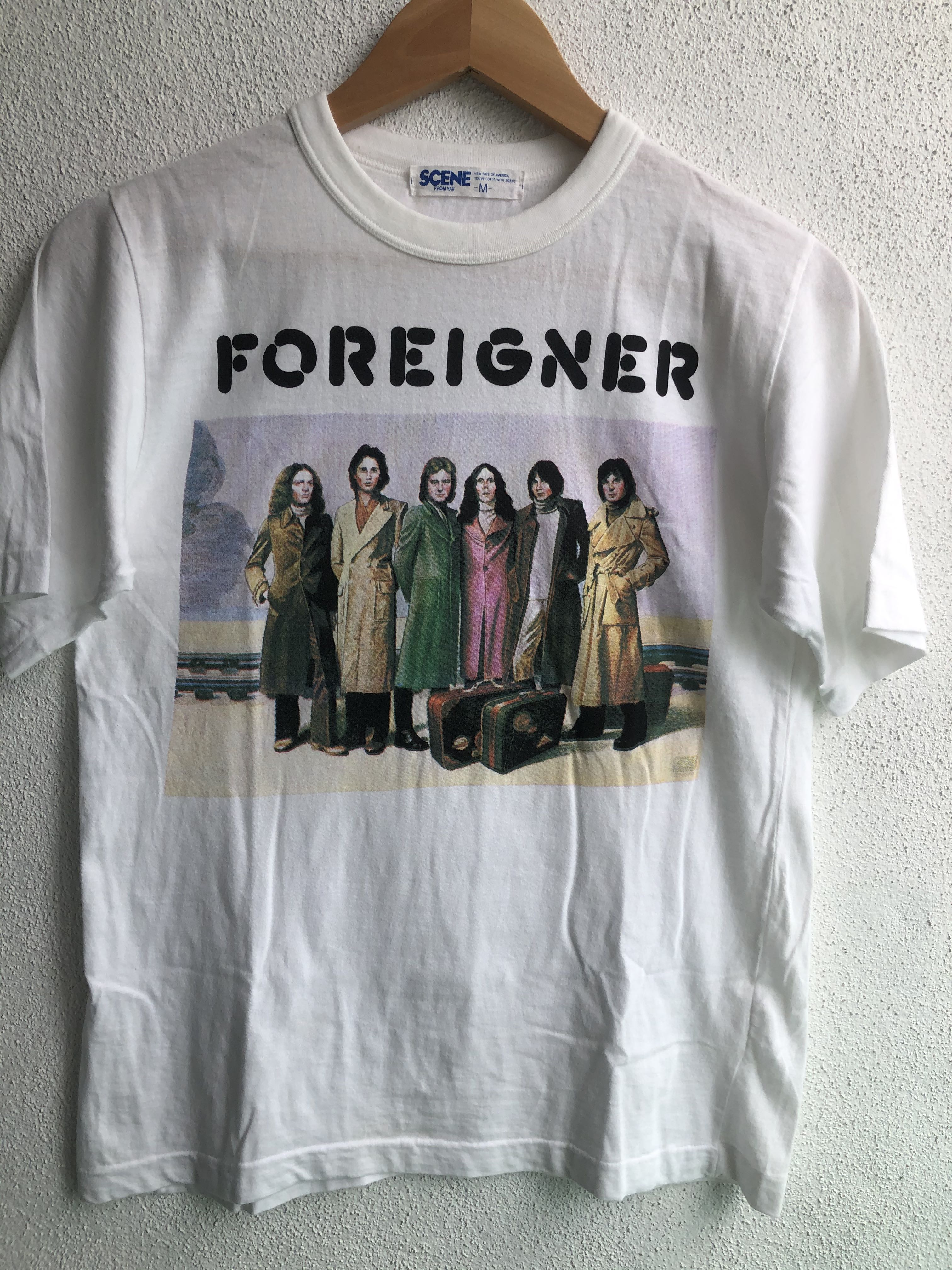 Vintage Scene x Foreigner (band), Men's Fashion, Tops & Sets, Tshirts ...