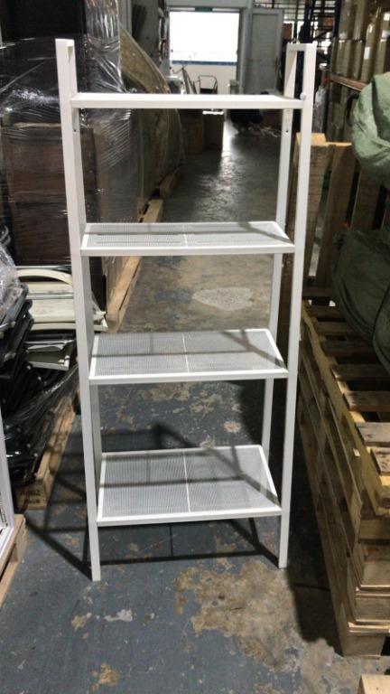 White Metal Display Rack/Shelf, Furniture & Home Living, Furniture ...