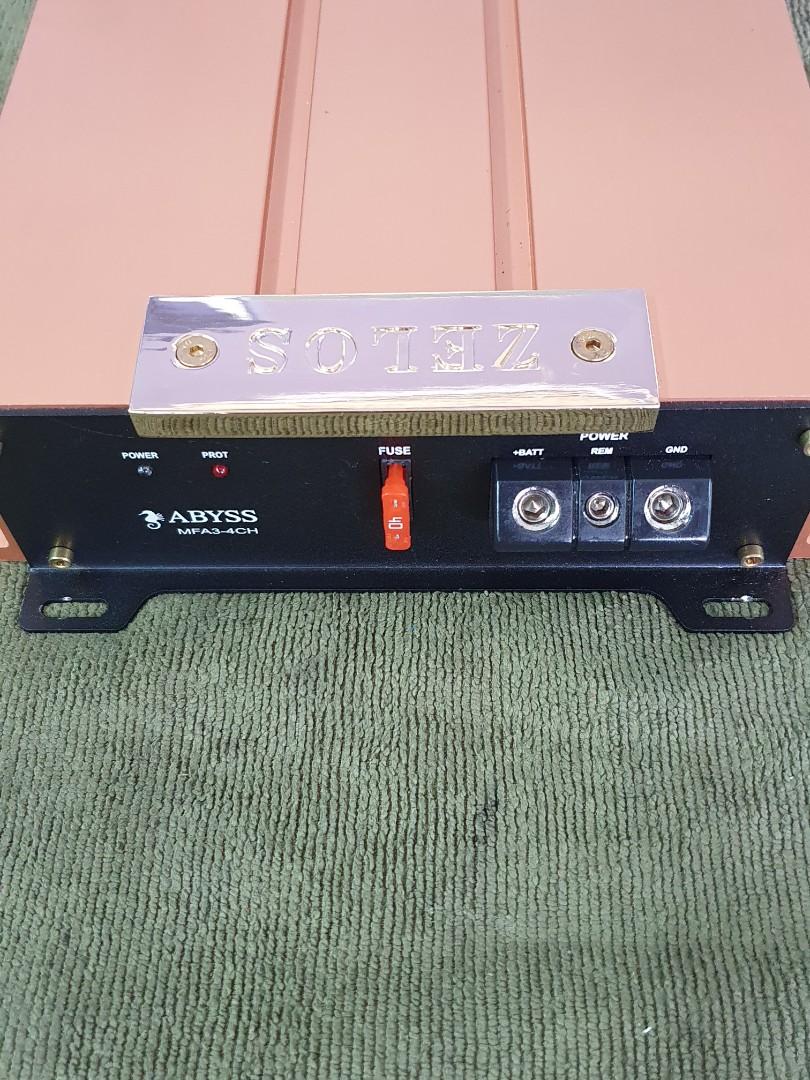 Abyss 4ch amplifier, Car Accessories, Accessories on Carousell