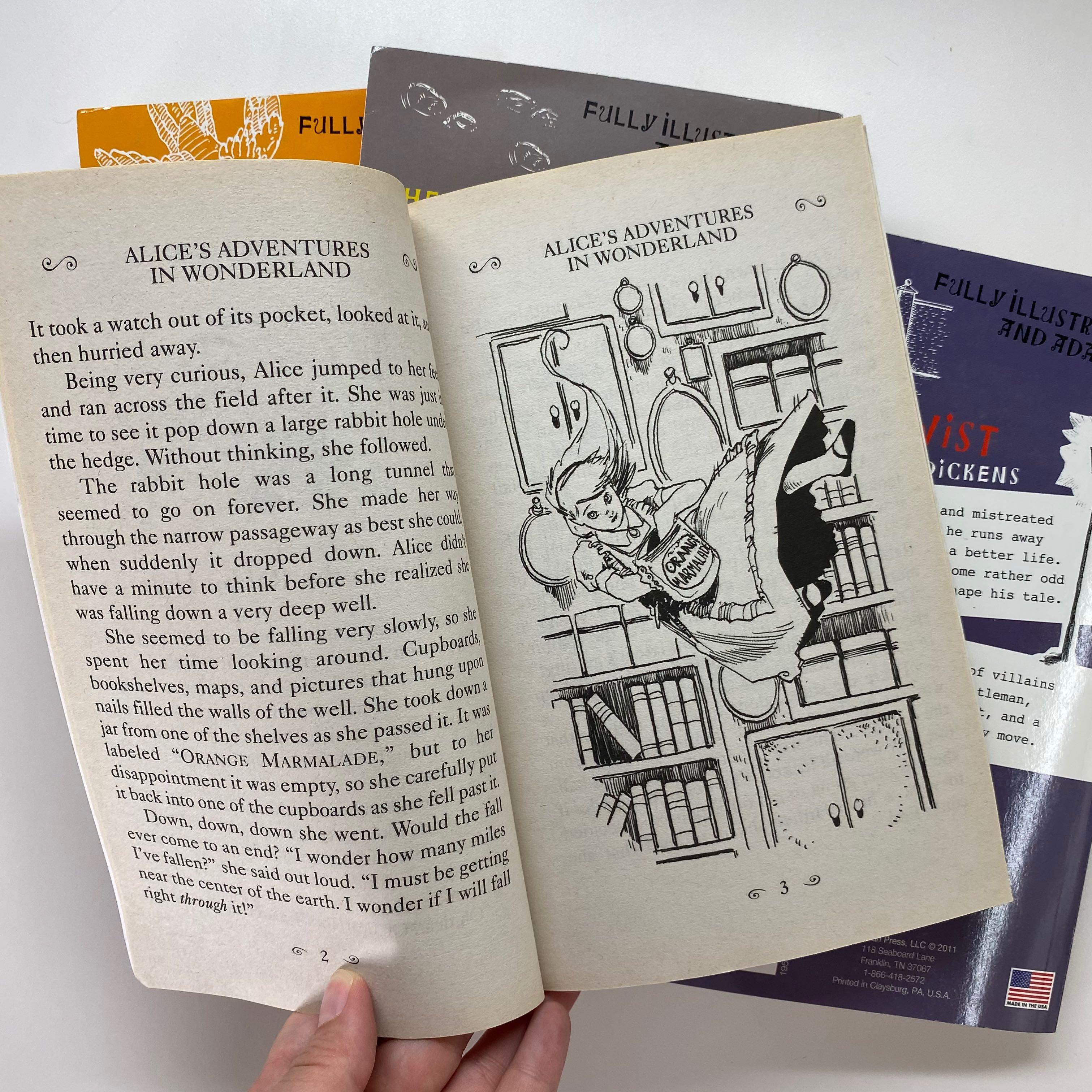 Alice’s Adventure in Wonderland, Oliver Twist, The Adventures of ...