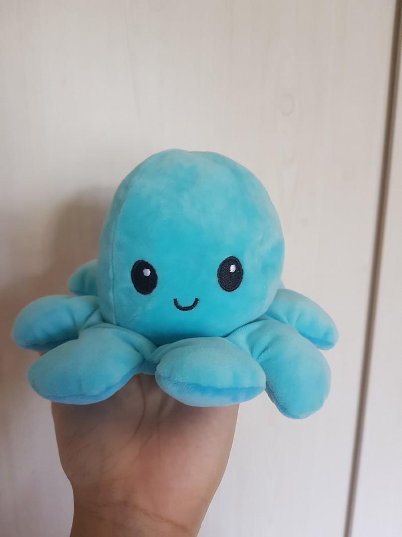 Blue Reversible octopus Tiktok mood, Hobbies & Toys, Toys & Games on ...
