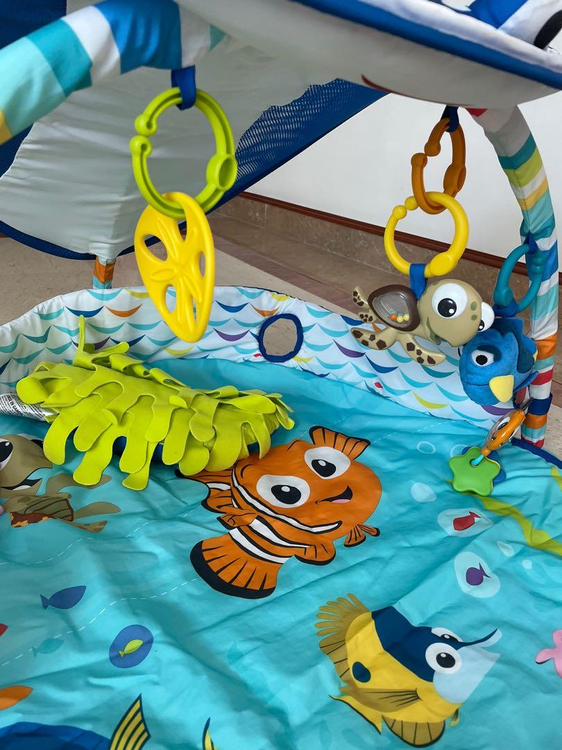 Disney Bright Starts Finding Nemo activity gym playmat, Babies & Kids ...