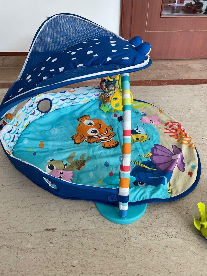 Disney Bright Starts Finding Nemo activity gym playmat, Babies & Kids ...