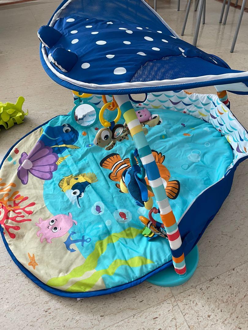 Disney Bright Starts Finding Nemo activity gym playmat, Babies & Kids ...