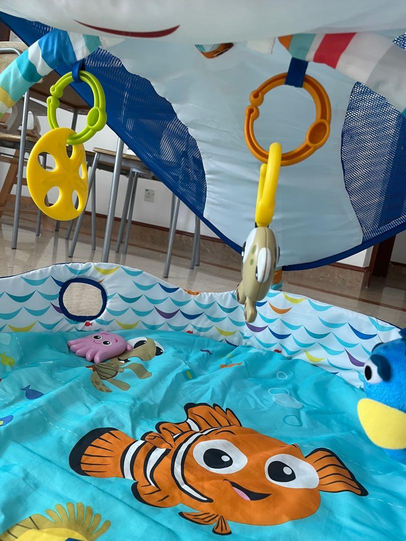 Disney Bright Starts Finding Nemo activity gym playmat, Babies & Kids ...