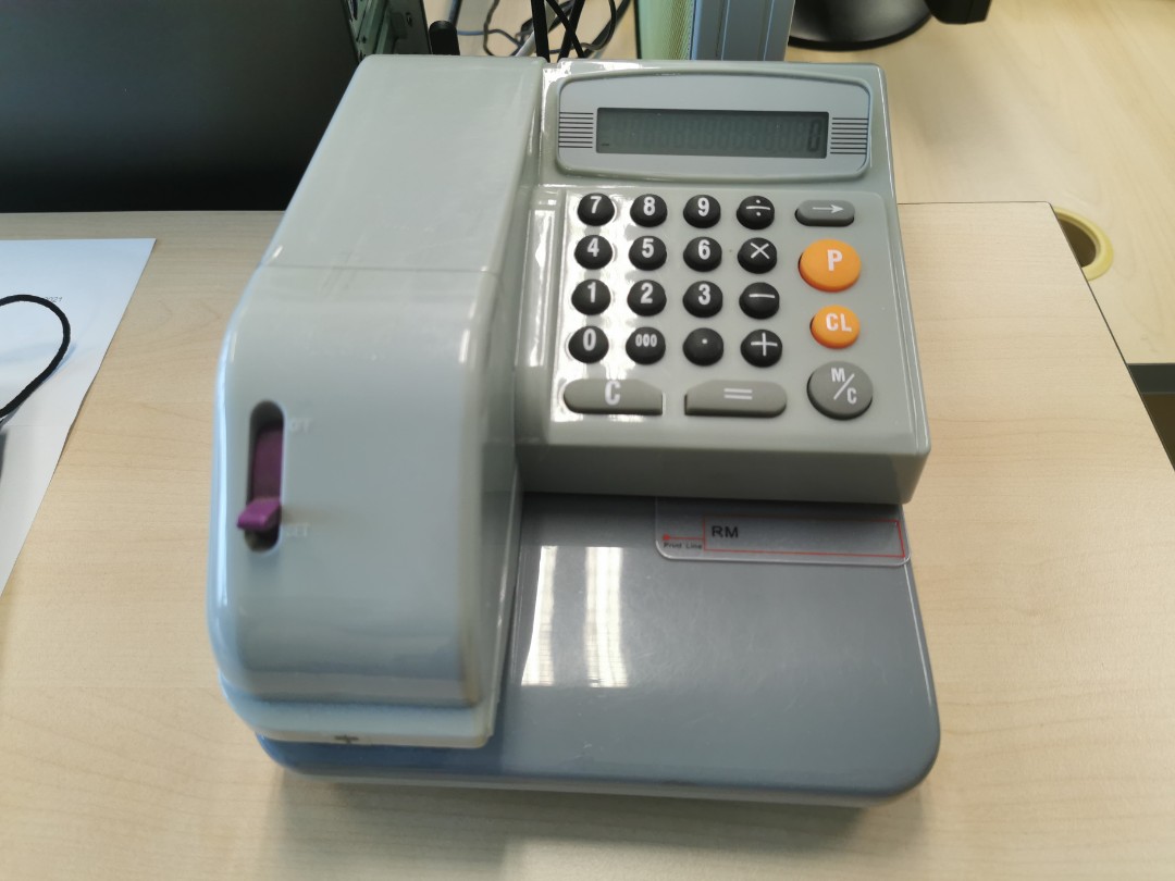 Cheque writer, Computers & Tech, Office & Business Technology on Carousell