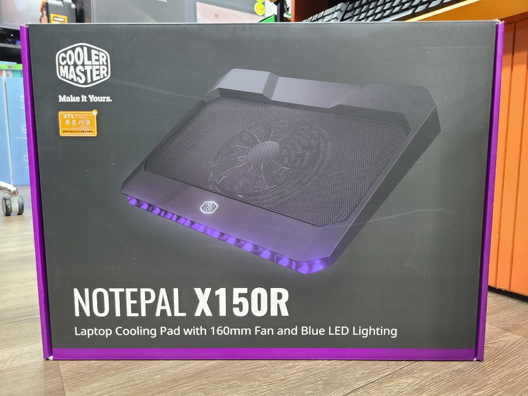 【全新行貨】Cooler Master NotePal X150R Notebook Cooling 手提電腦 散熱器 LED ...