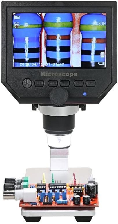 Digilife Digital USB Microscope,600X 4.3'' HD 3.6MP LCD Continuous ...