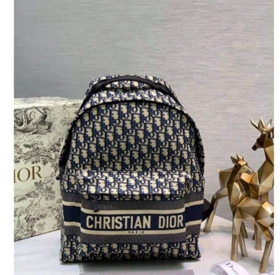 Dior backpack, Luxury, Bags & Wallets on Carousell