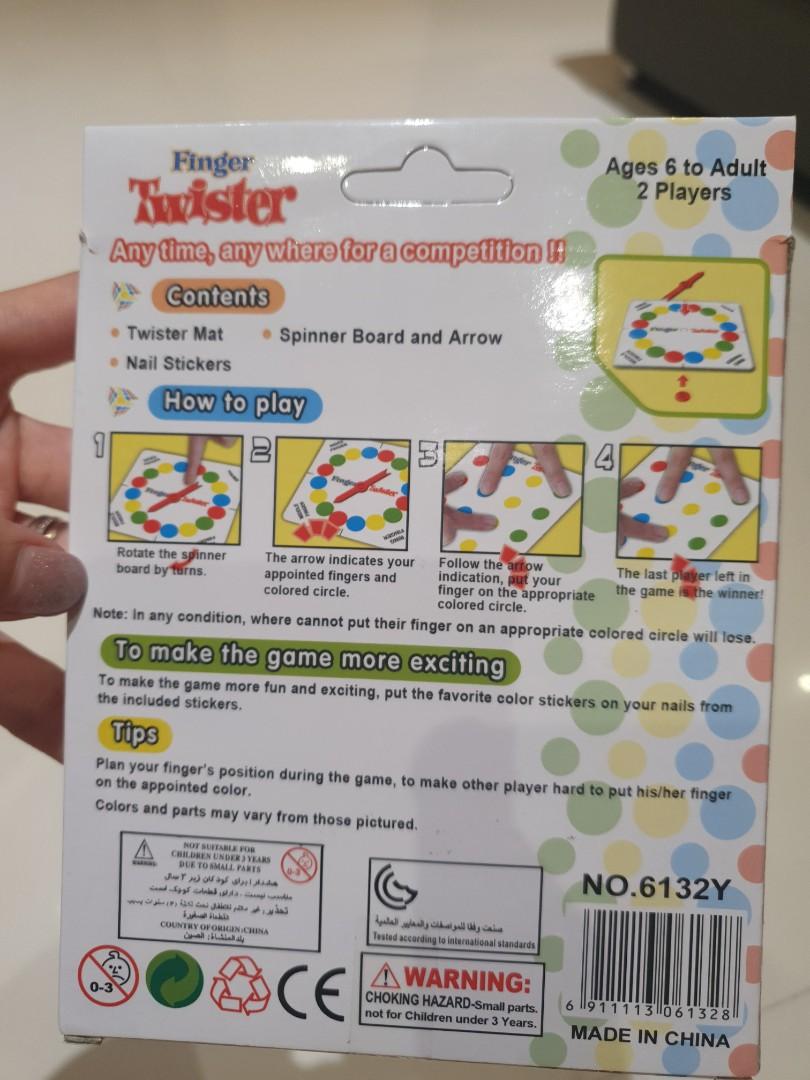 Finger Twister, Hobbies & Toys, Toys & Games on Carousell