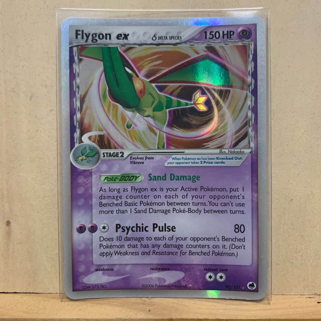 Flygon EX - Pokemon Dragon Frontiers, Hobbies & Toys, Toys & Games on ...