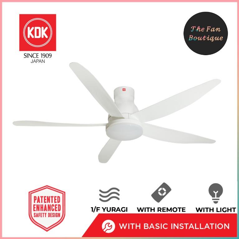Free Standard Installation - KDK U60FW 60" (150cm) Remote Controlled DC ...