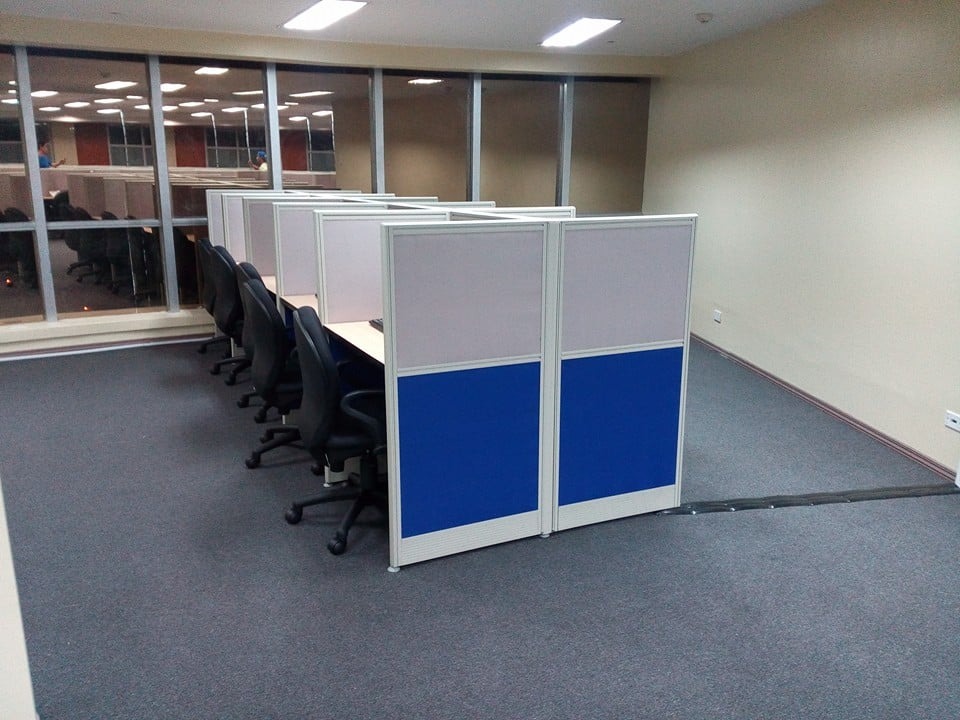 FRONT PANEL FUNCTIONAL CALL CENTER OFFICE PARTITION, Furniture & Home ...