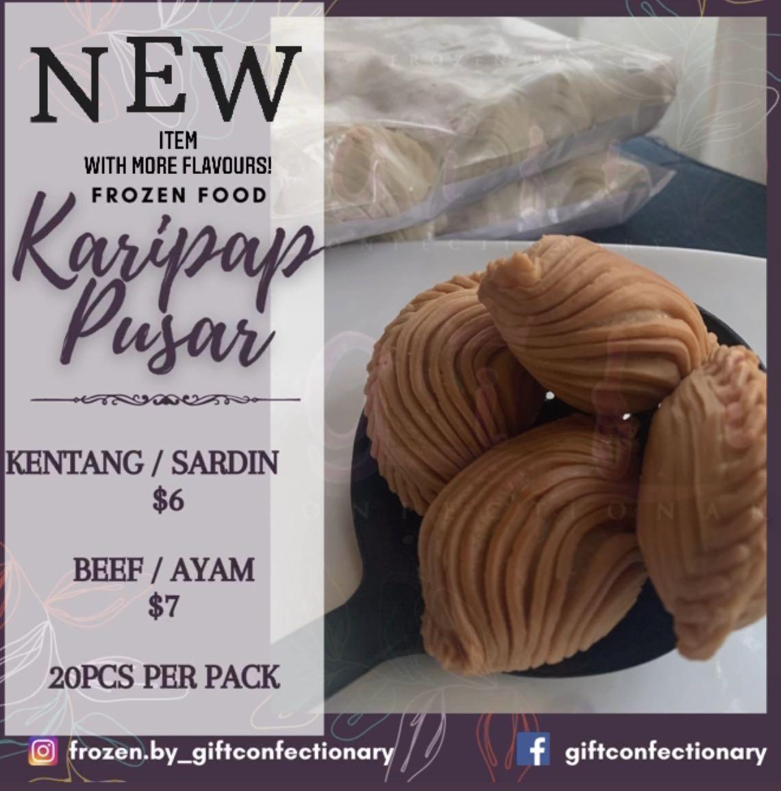 (Frozen) Karipap Pusar (Epok-epok), Food & Drinks, Chilled & Frozen ...
