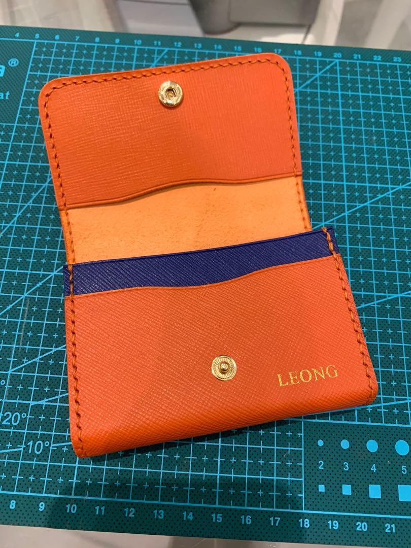 Handmade Leather Name Card Holder, Hobbies & Toys, Stationery & Craft ...