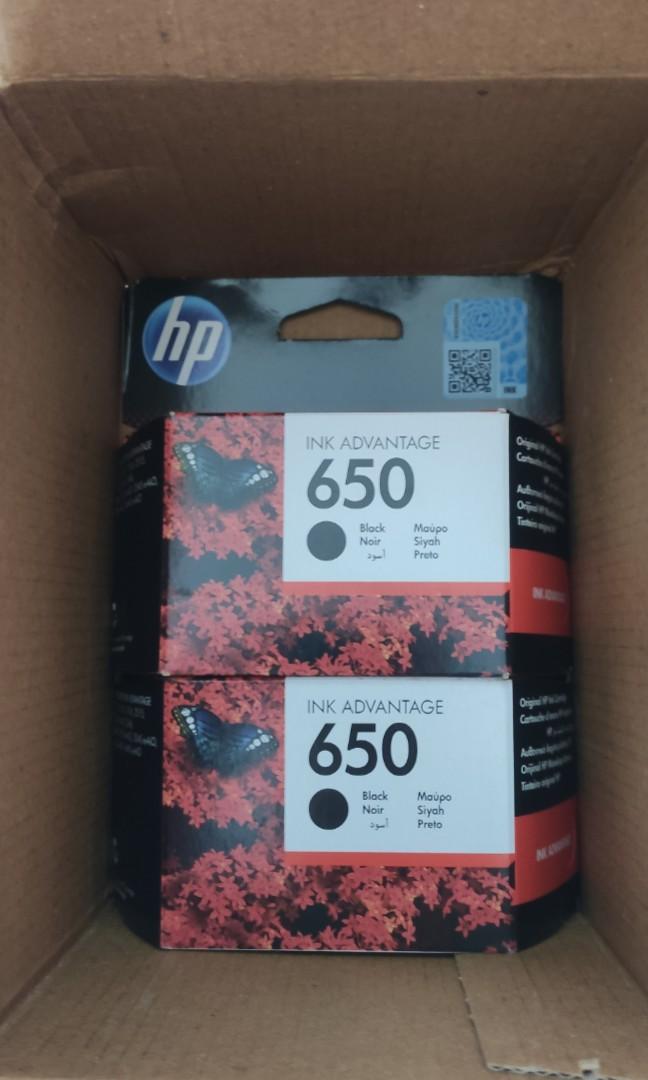 HP cartridge 650 (Black), Computers & Tech, Printers, Scanners ...