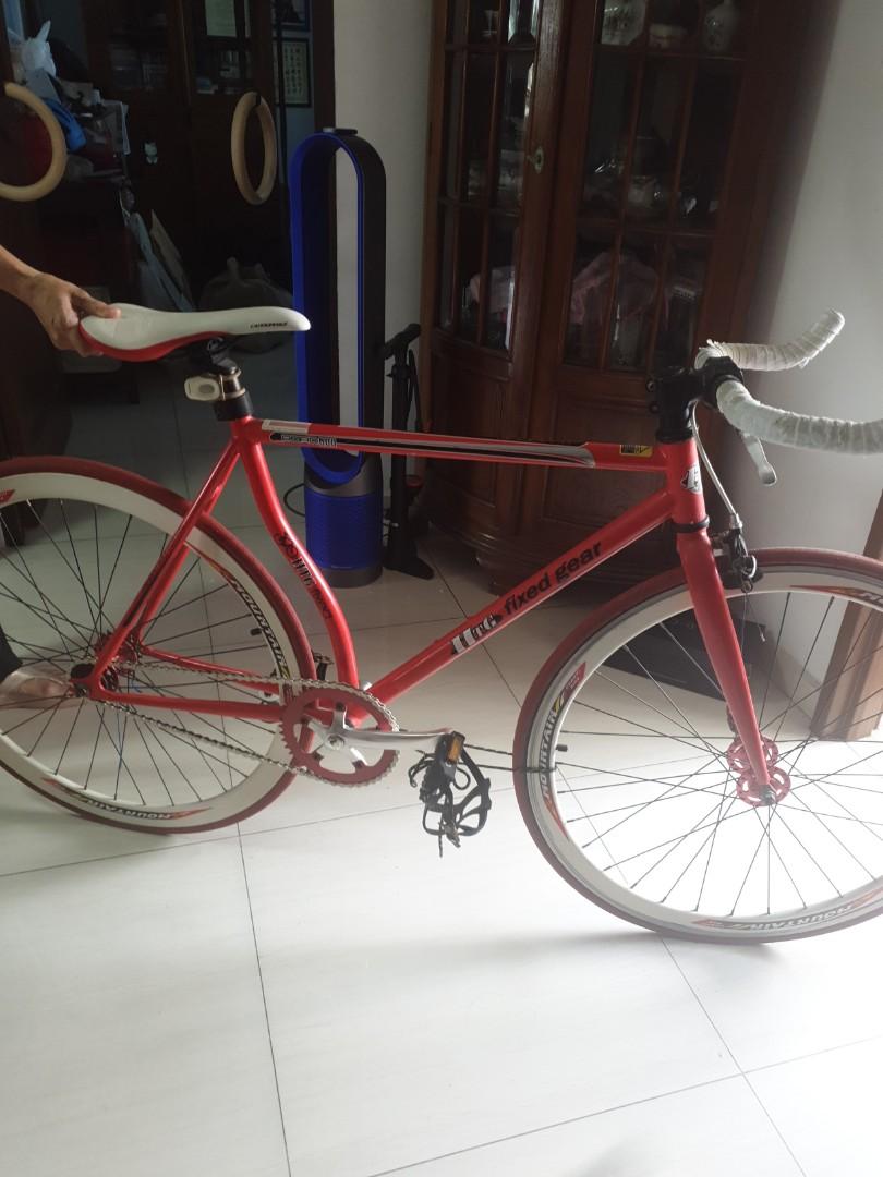 HTG Fixed Gear, Sports Equipment, Bicycles & Parts, Bicycles on Carousell