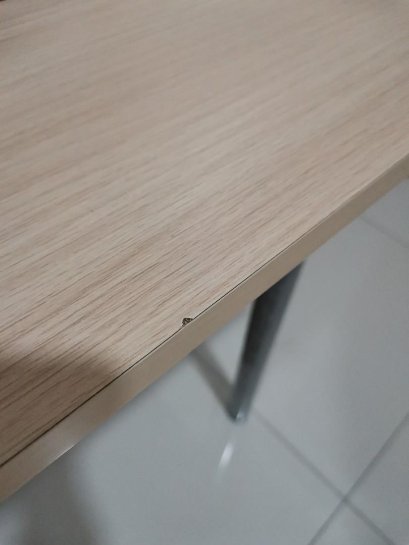 Ikea linmon table 120*60, Furniture & Home Living, Furniture, Tables ...