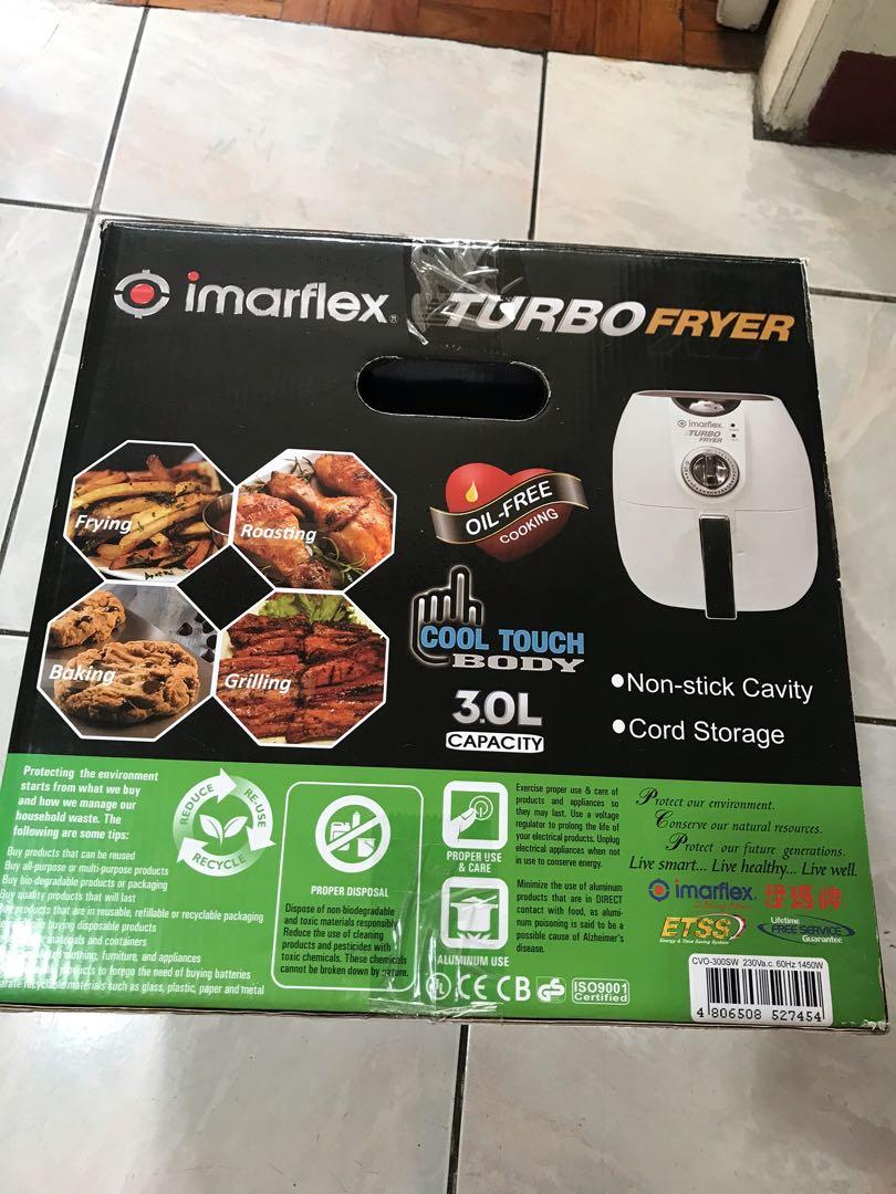 IMARFLEX TURBO FRYER, Furniture & Home Living, Kitchenware & Tableware ...