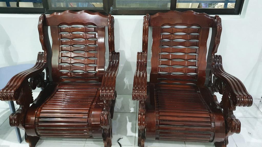 Imported Malaysian Wood Horse Dragon Sala Set, Furniture & Home Living ...