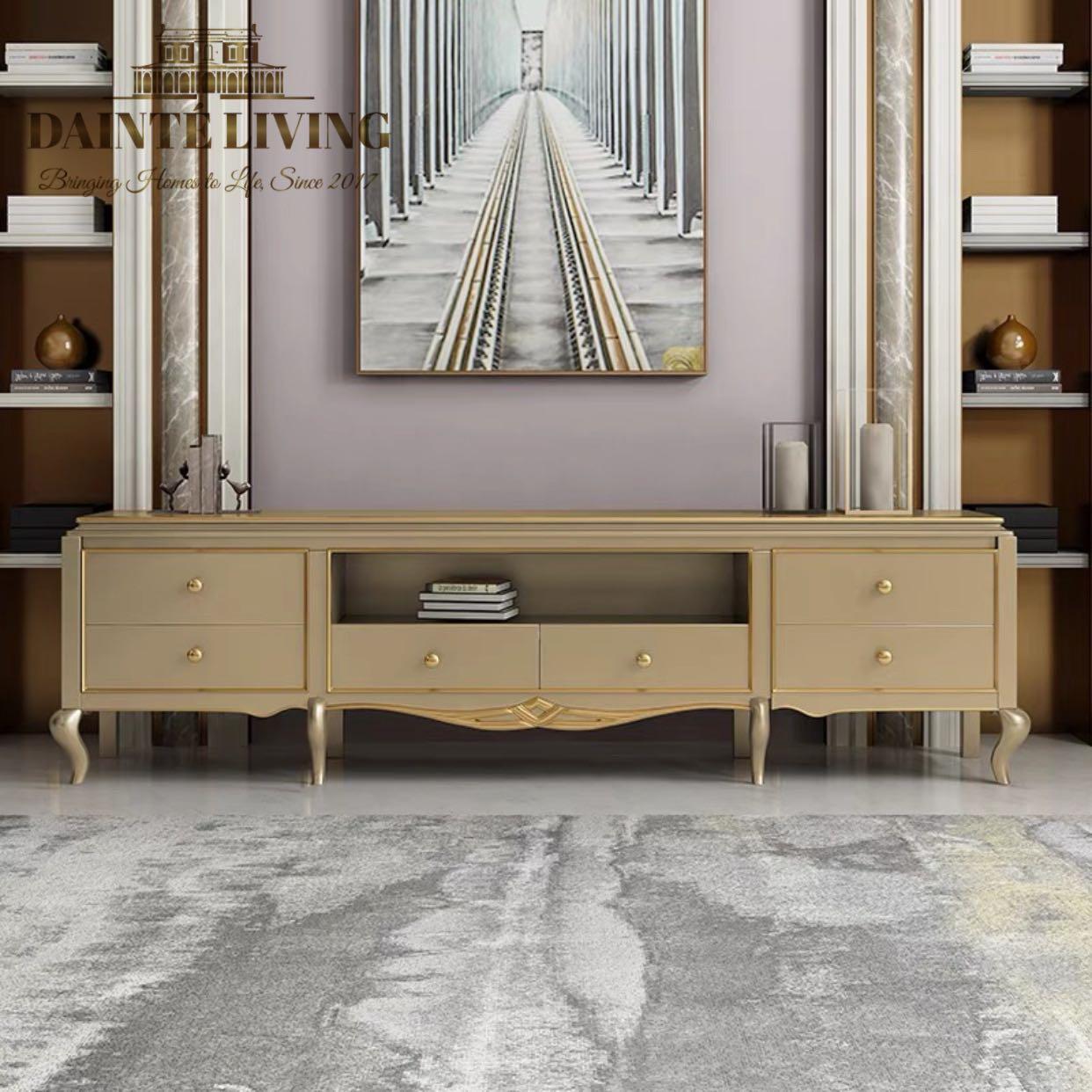 JACQUE Modern Victorian French TV Console | Bespoke, Furniture & Home ...