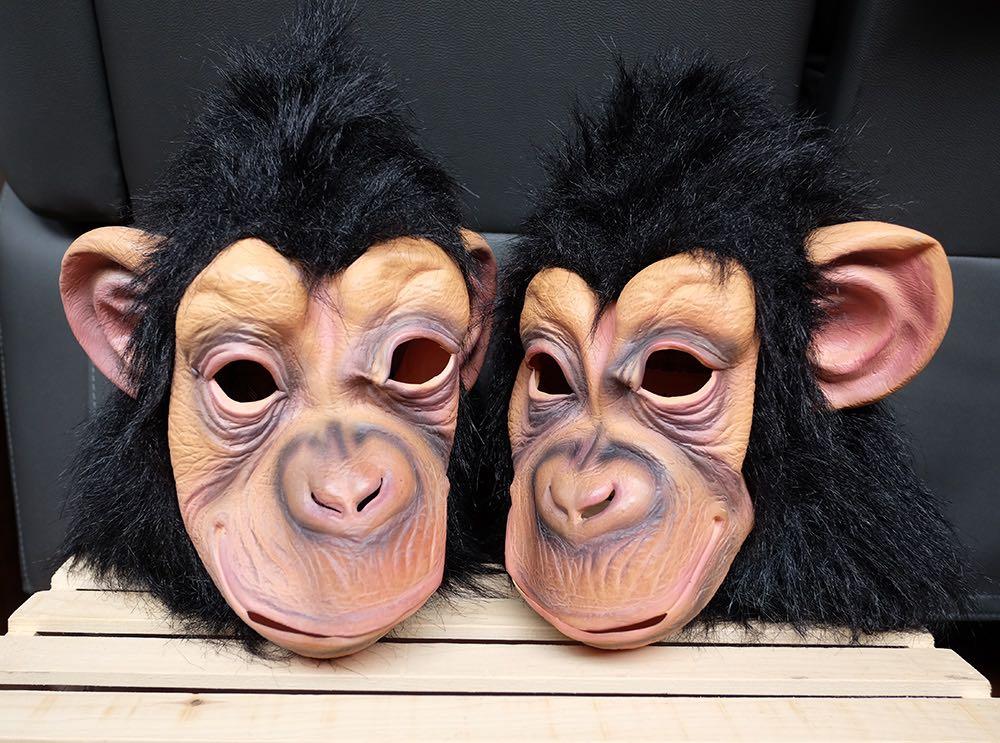 Latex Monkey chimp mask (pair only) Bruno Mars, Hobbies & Toys, Toys ...