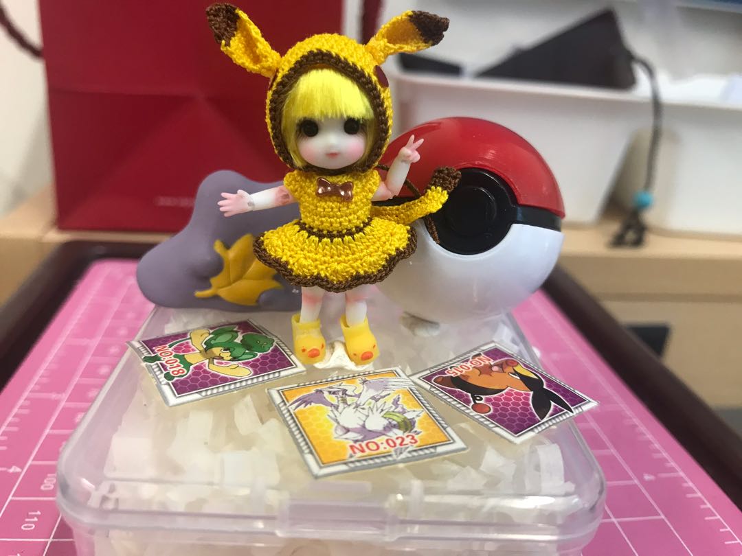 Mini Micro BJD 4cm dolls Pikachu limited Pokémon , Hobbies & Toys, Toys ...